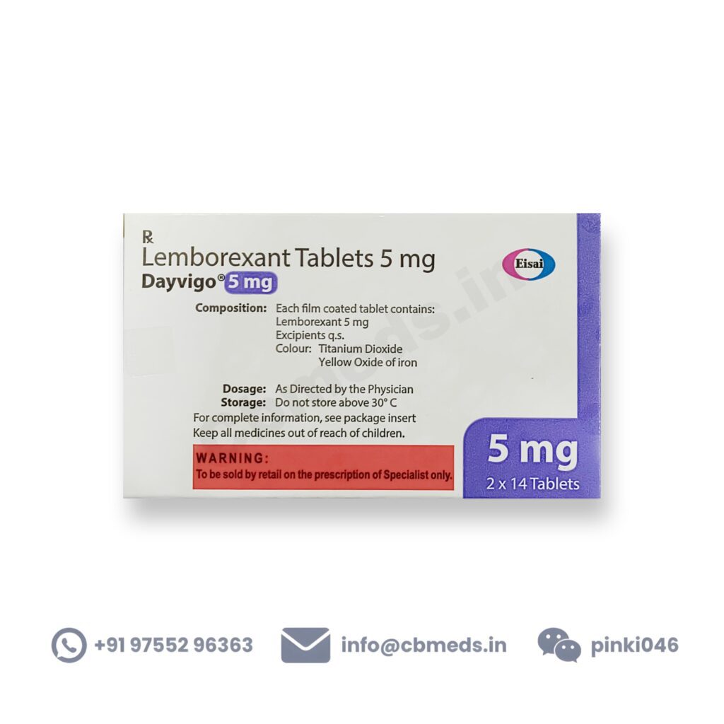 DAYVIGO 5MG TAB - Curiance Biotech